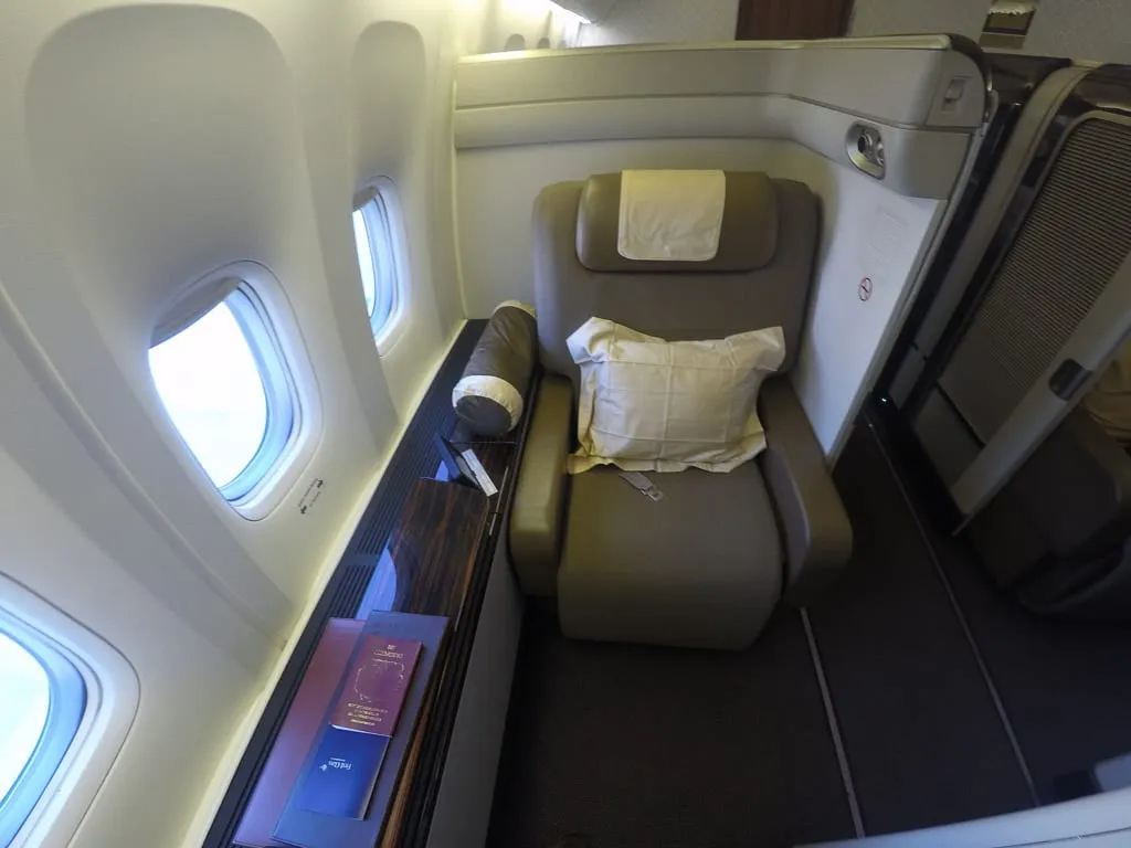 REVIEW: Garuda Indonesia – First Class – Jakarta CGK to London LHR ...